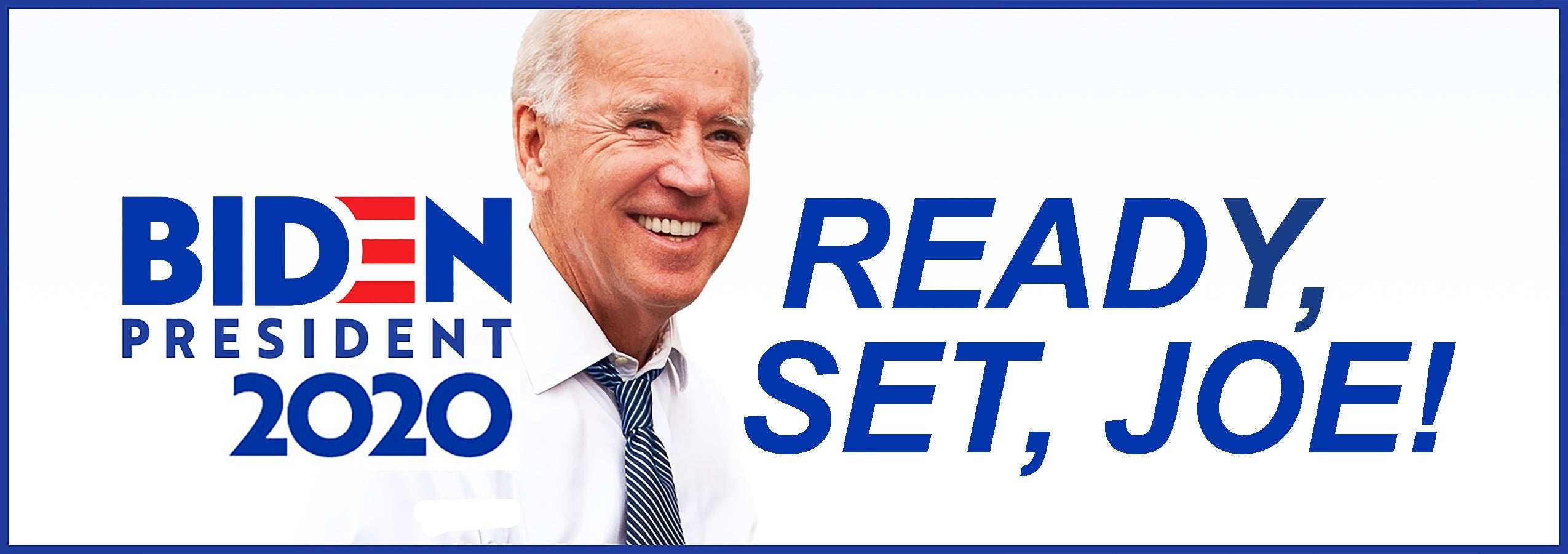 Ready, Set, Joe Bumper Sticker | CampaignStore2026