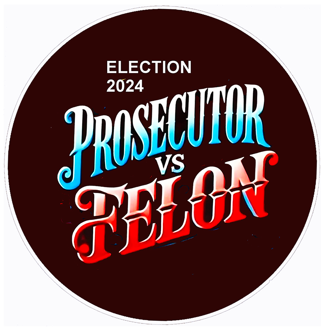 Prosecutor vs Felon Campaign Pin | CampaignStore2026