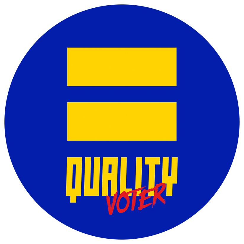 Equality Voter Pin | CampaignStore2026