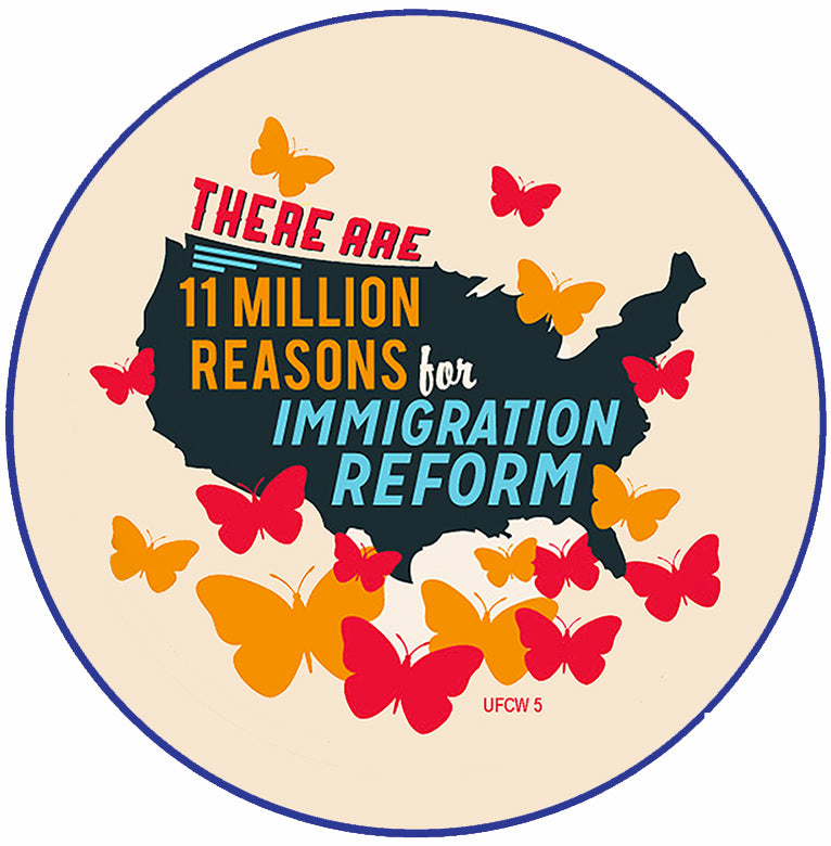 Immigration Reform Pin | CampaignStore2026