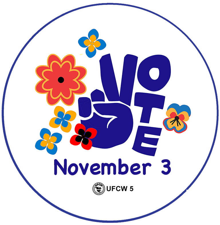 Vote November 3rd Pin | CampaignStore2026